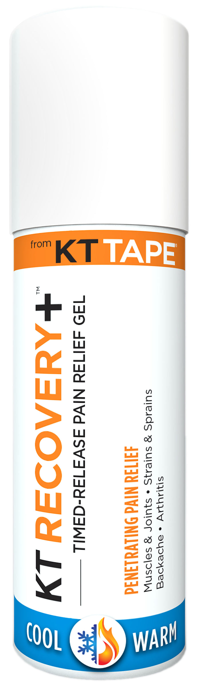 KT Recovery+, Pain Relief Gel, 3.0 oz roll-on – United Supply Corp.