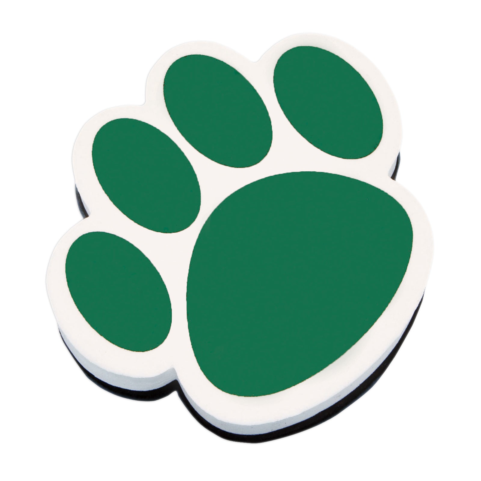 Magnetic Whiteboard Eraser, Green Paw – United Supply Corp.