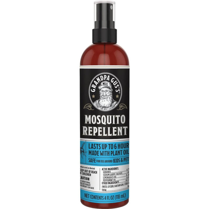 Grandpa Gus's 4 Oz. All Natural Mosquito Repellent Pump Spray – United ...